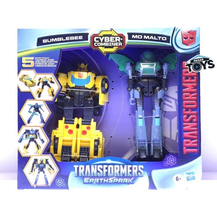 Jual Transformers EarthSpark Cyber-Combiner Bumblebee and Mo Malto ...