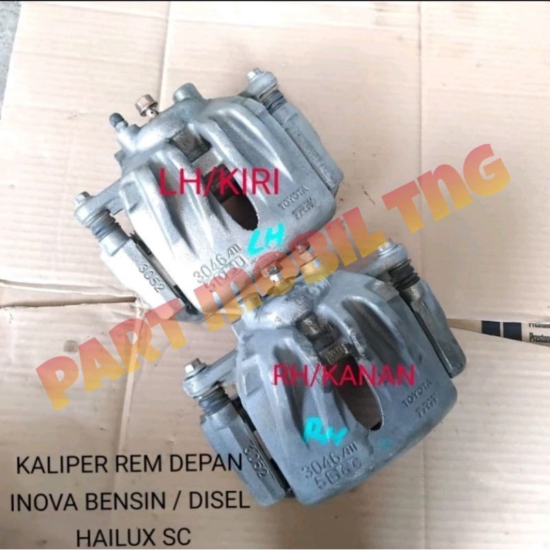 Jual Kaliper Rem Depan Caliper Rem Assy Disk Brake Innova/Hilux Single ...