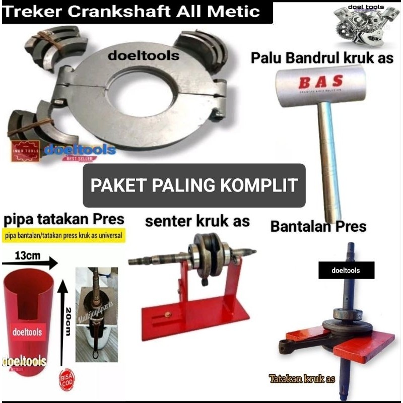 Jual TERBARU Treker Crankshaft Bearing Alat Buka/Lepas Bandul Kruk As Motor Matic Pipa Tatakan ...