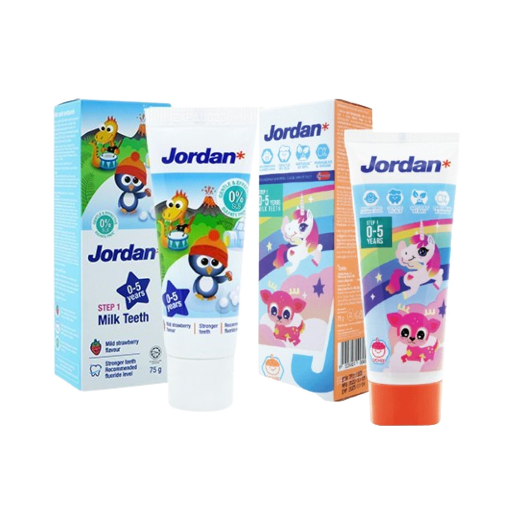 Jual [MURCEH] Jordan Kids Toothpaste Step 1 | STRAWBERRY | LYCHEE ...
