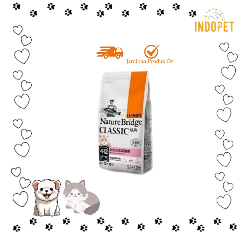 Jual INDOPETMARKET - NATURE BRIDGE CLASSIC BABY KITTEN 1,5KG | Shopee ...