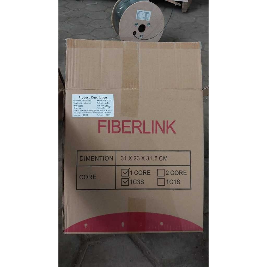 Jual KABEL DROP WIRE/DROPCORE FIBERLINK 1C 3S, 2C 3S, 4C 3S 1000METER ...