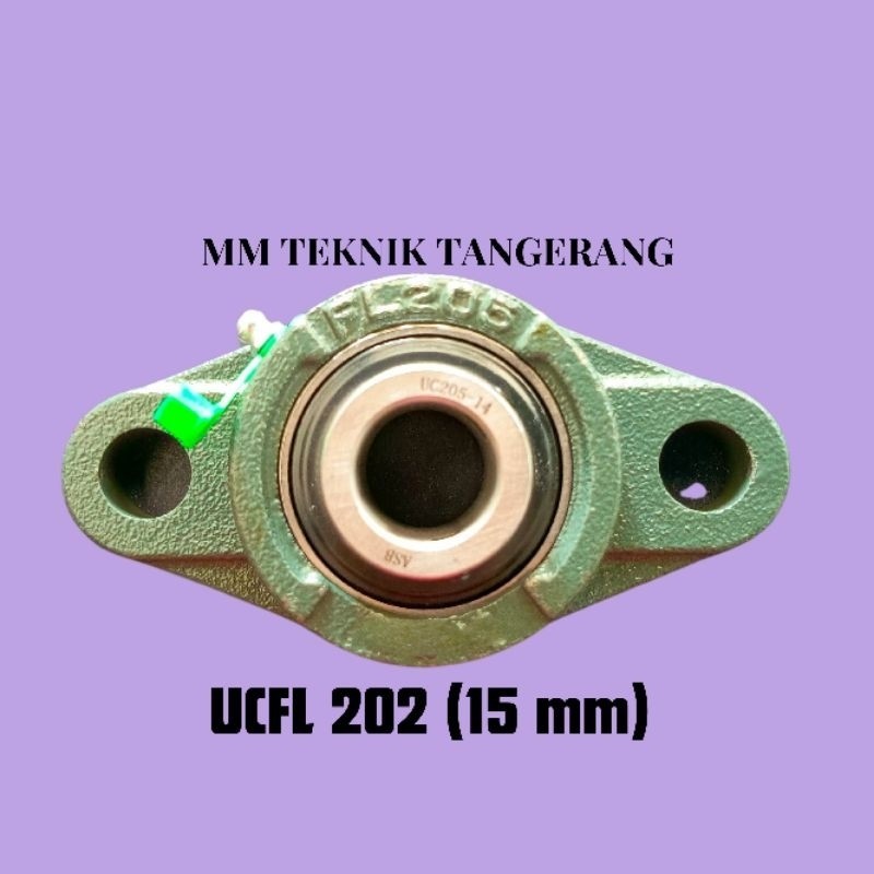 Jual Pillow block UCFL 202 Bearing UCFL 202 inch Laher Duduk as 5/8 inch as 15 mm Omega Asb Nis ...
