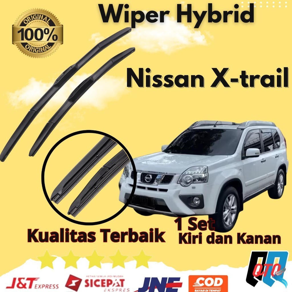 Jual Wiper Hybrid Mobil Nissan X Trail Xtrail T30 T31 T32 Sepasang