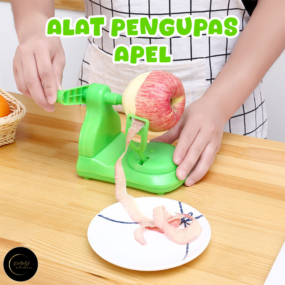 Jual EM alat pengupas kulit buah apel pir pisau kupas APPLE PEELER ...
