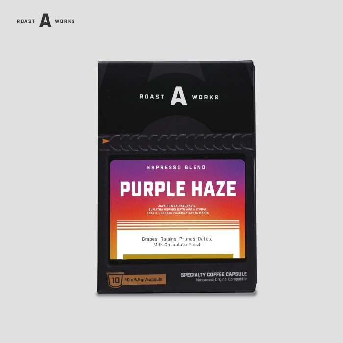 Jual Purple Haze - Nespresso Compatible Capsule - A Roastworks - (10 x ...