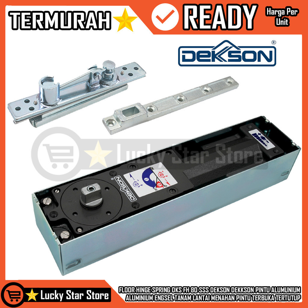 Jual DKS FH 80 SSS Floor Hinge Spring Dekson Dekkson Pintu Alumunium ...