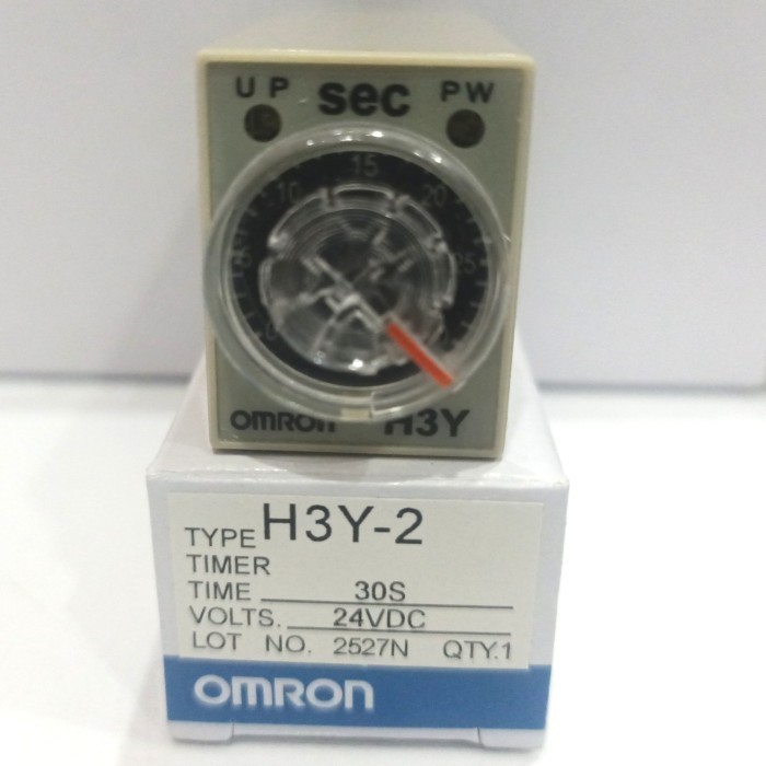 Jual AC99 H3Y-2 30s 24vdc timer mini omron - H3Y-2 30s 24vdc | Shopee Indonesia