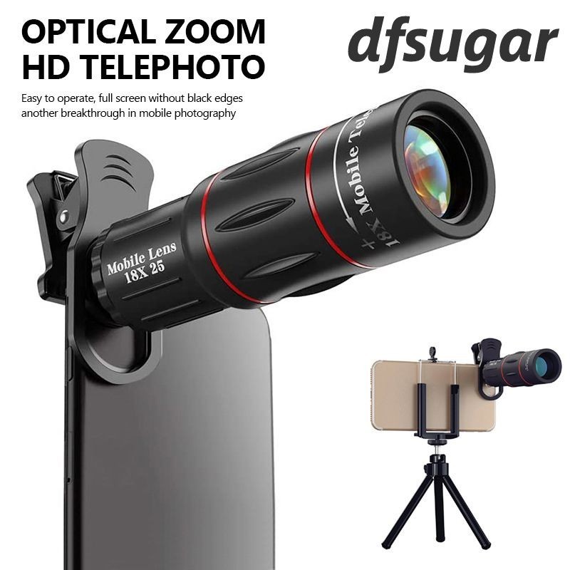 Jual 18x25 Ponsel Lensa Kamera HP Ponsel Lensa Zoom Optik Dengan Tripod ...