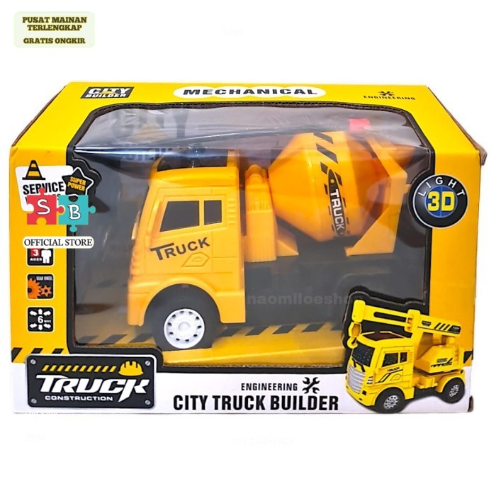 Jual RC MOLEN MECHANICAL mainan mobil molen city truck builder remote ...