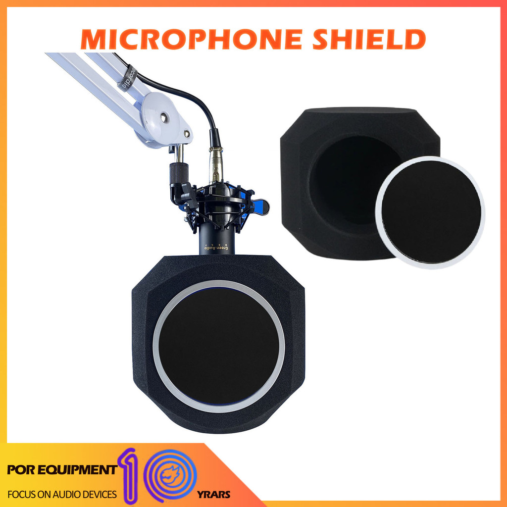 Jual vocal booth Recording Microphone Isolation Shield paket karaoke ...