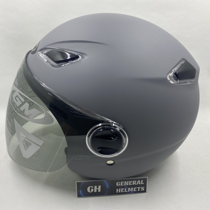 Jual HELM GM VENUS HIJAB SOLID DIM GREY DOFF SINGLE VISOR KACA SMOKE ...