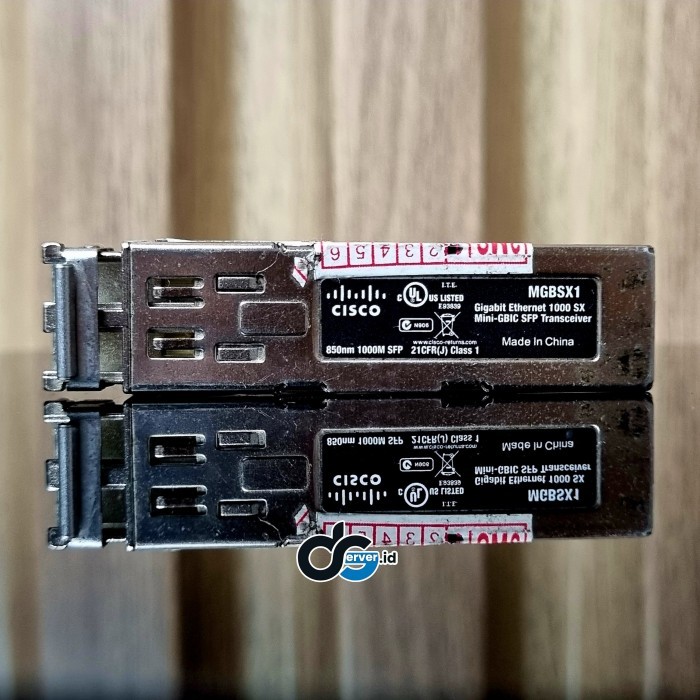 Jual Cisco MGBSX1 Gigabit Ethernet 1000 SX 850nm 1KM Mini GBIC SFP ...