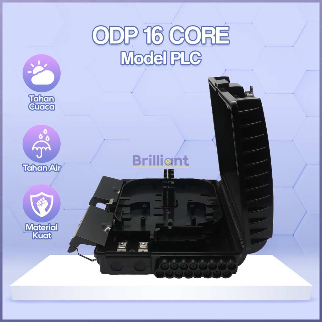 Jual ODP 16 Core Double Lock Dan Rings Fiber Optic Model PLC 1/16 ...