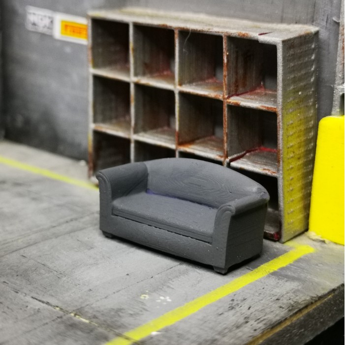 Jual LK99 3D Receh 1 64 Sofa Tipe 4 Aksesoris Maket Diorama Diecast ...