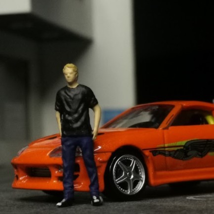 Jual LK99 Figure 1 64 Fast And Furious Brian Paul Walker 2Diorama Hot ...