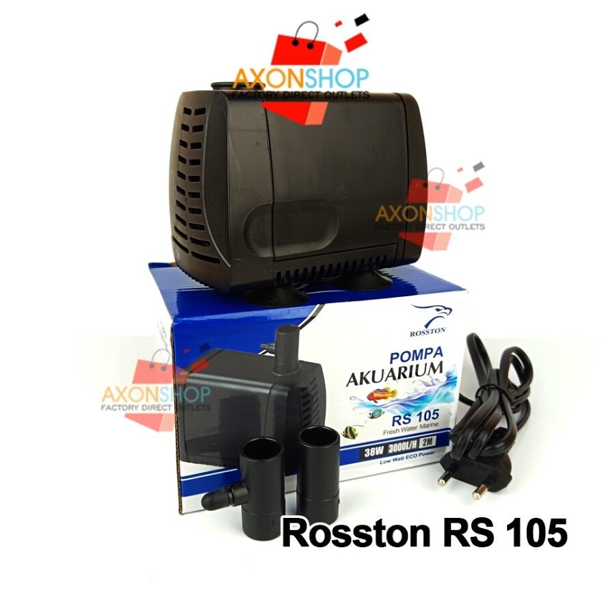 Jual Rosston RS 105 Pompa Air Aquarium Hidroponik Celup Kolam Pump RS ...