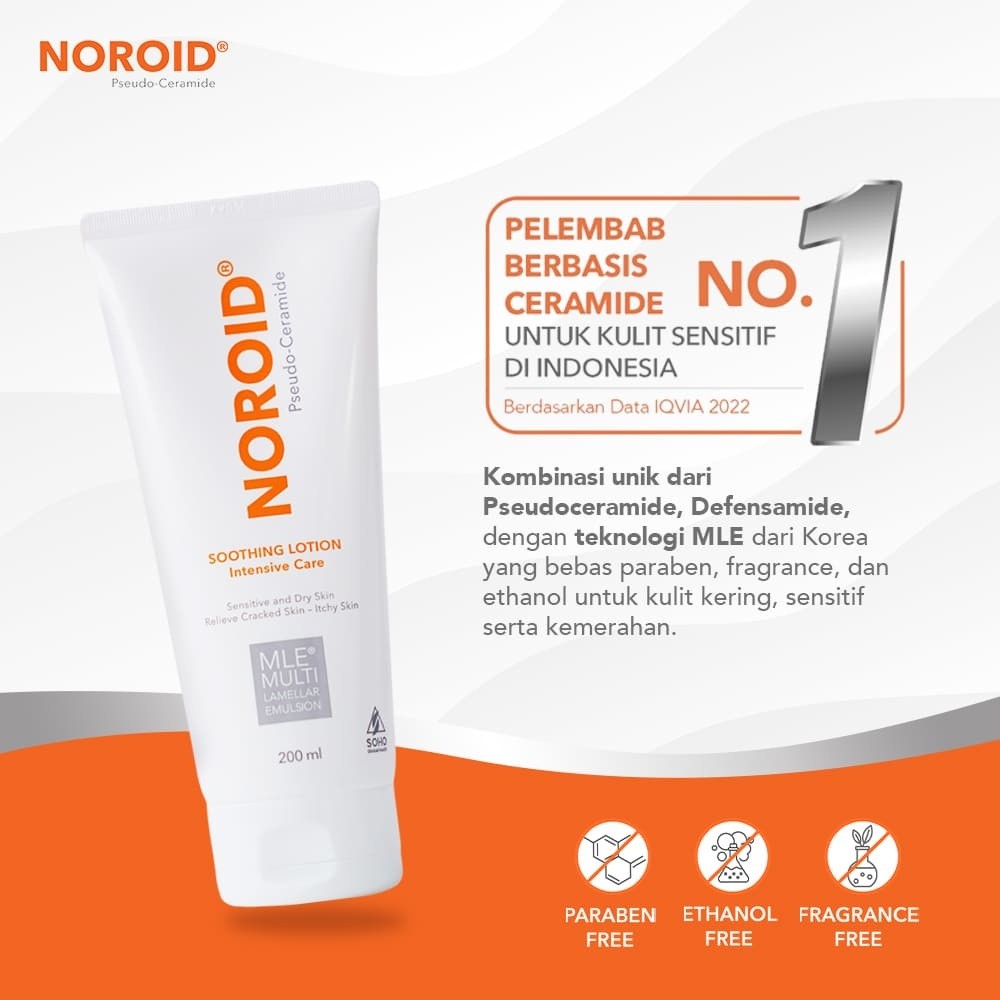 Jual NOROID SHOOTING LOTION 200 ML PELEMBAB TUBUH WAJAH KULIT KERING ...