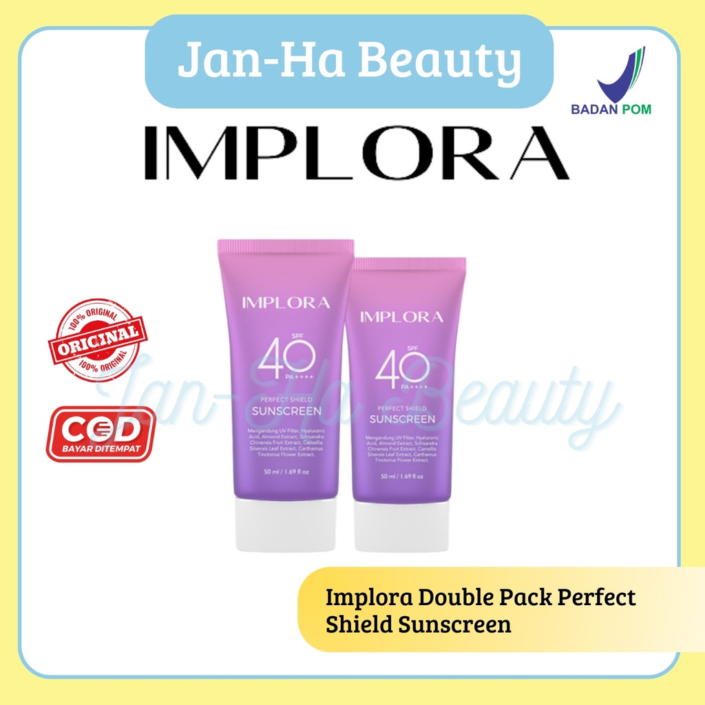 Jual [DOUBLE PACK] Implora Perfect Shield Sunscreen | Shopee Indonesia