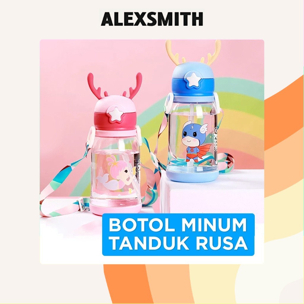 Jual Goto Kiddo Botol Minum Anak Lucu Karakter Sedotan Dengan Tali ...
