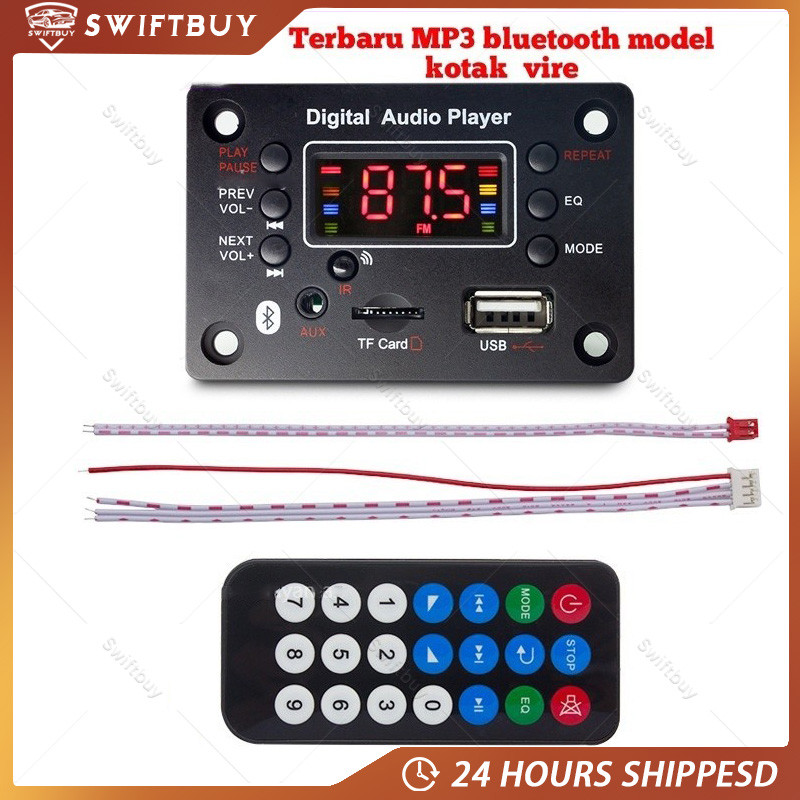 Jual Modul Pemutar MP3 12v Bluetooth model kotak terbaru kotak vire 060 ...