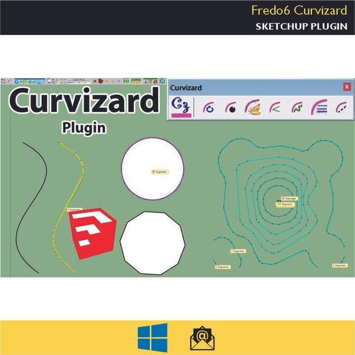 Jual (WIN) Fredo6 Curvizard - Sketchup Plugin | Shopee Indonesia