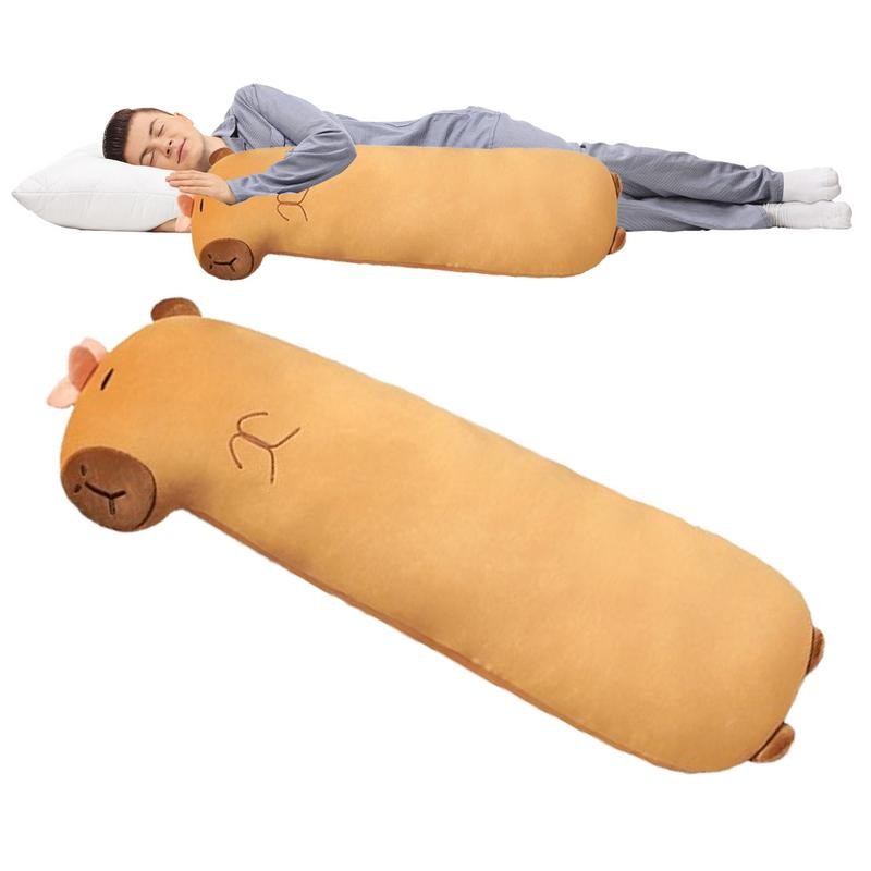 Jual Capybara Stuffed Animal Body Pillow For Kids Long Body Doll Animal ...