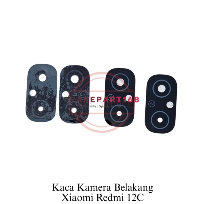 Jual LENSA CAMERA / KACA KAMERA BELAKANG XIAOMI REDMI 12C ...