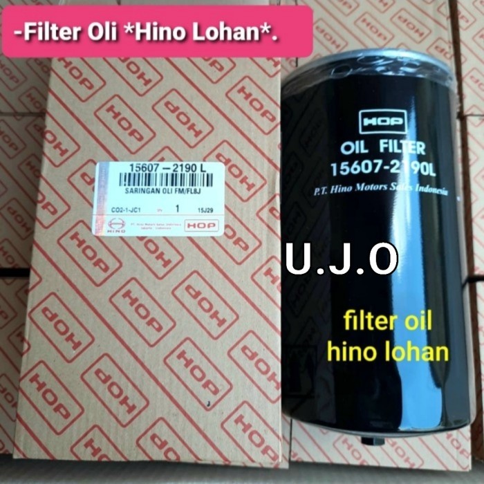 Jual Oil Filter Saringan Oli HINO LOHAN FM260 15607-2190L ORIGINAL ...