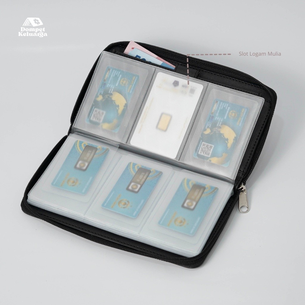 Jual WF56TJ Dompet Logam Mulia Album Antam Tempat Penyimpanan Emas 60 ...