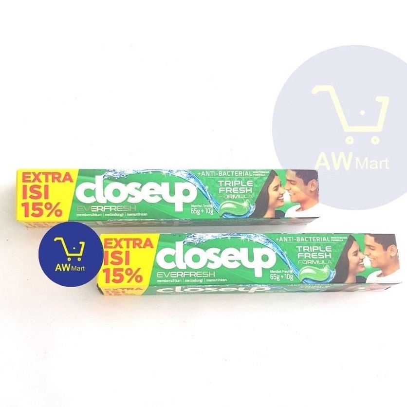 Jual CLOSE UP 65 GRAM EVERFRESH - PASTA GIGI CLOSE UP | Shopee Indonesia