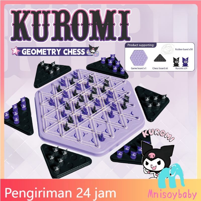 Jual 【Penjual Lokal】Permainan Catur Segitiga Rantai Kuromi /Permainan ...