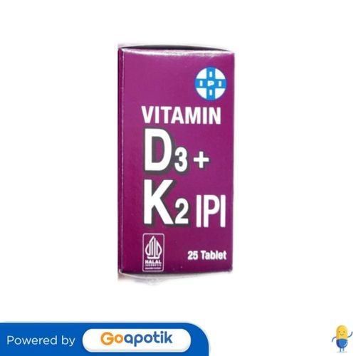 Jual Ipi Vitamin D3 + K2 Botol 25 Tablet | Shopee Indonesia