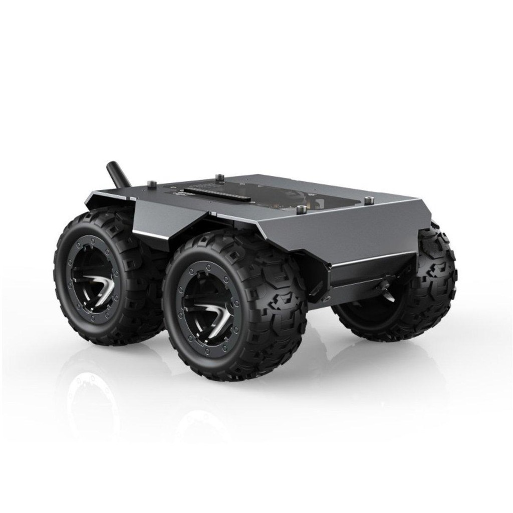 Jual 4WD Full Metal Robot Car with Rubber Wheels 0.91-inch OLED ...