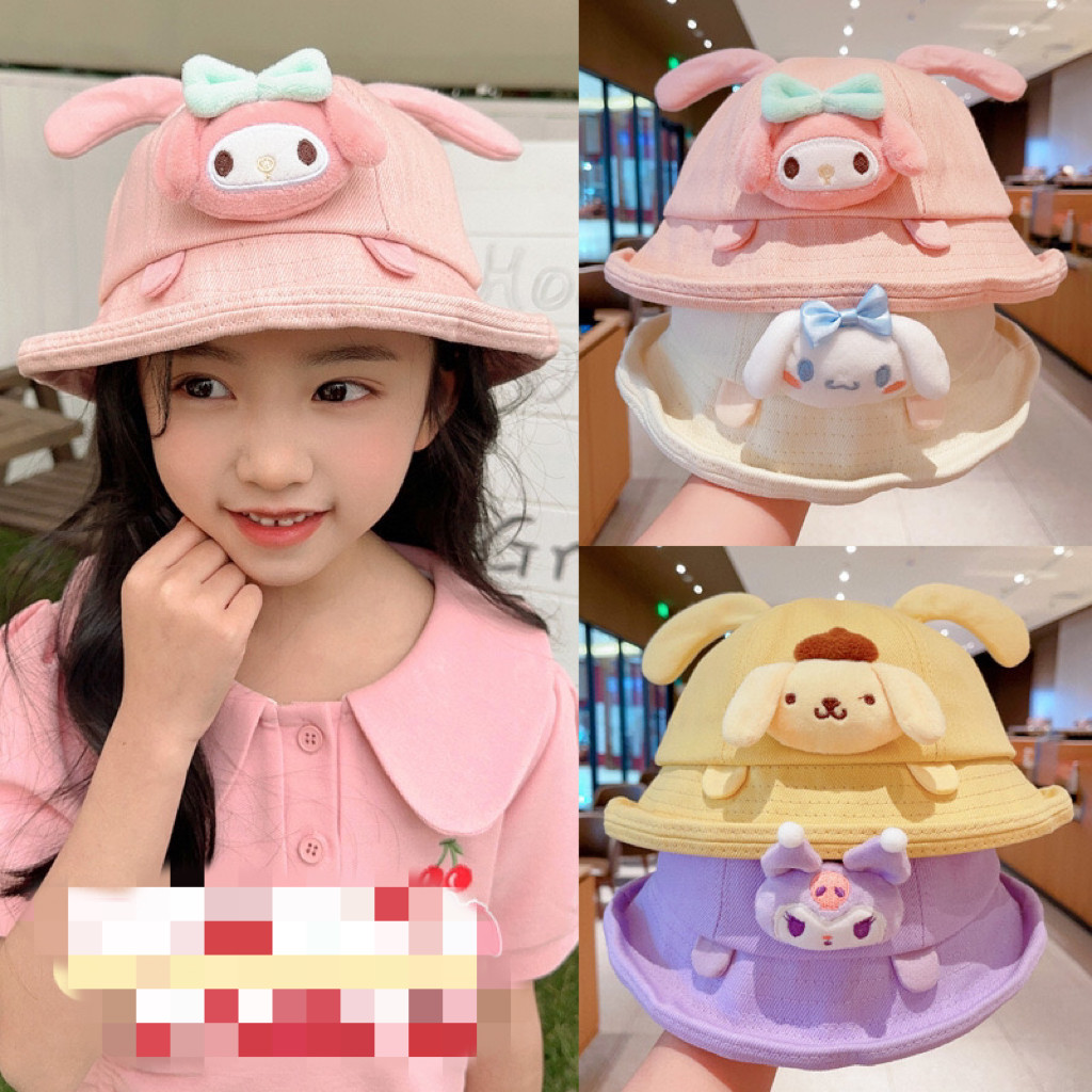 Jual Topi Anak Bundar Oval Lucu Bahan Katun Motif Kuromi Melody ...