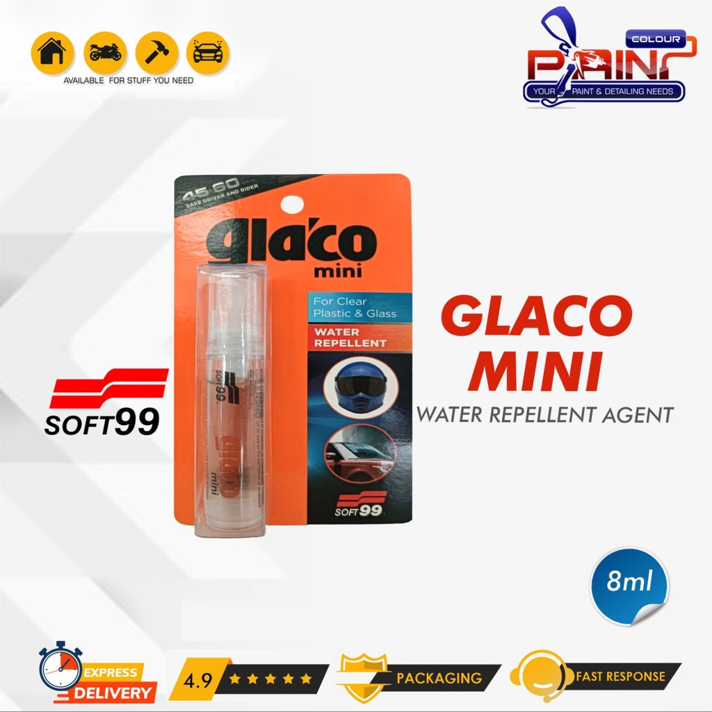 Jual SOFT99 GLACO MINI 8 ML - Coating kaca Helm dan kaca mobil | Shopee Indonesia