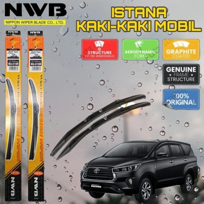 Jual Wiper Depan Innova Reborn Ukuran 26” & 16” NWB Japan Hybrid ...