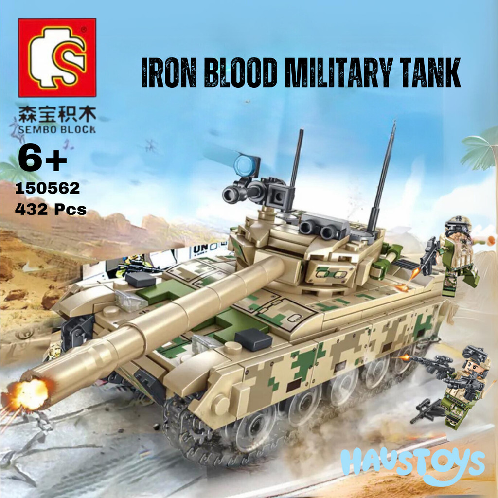Jual Sembo Block Brick Original Military Iron Tank | Shopee Indonesia