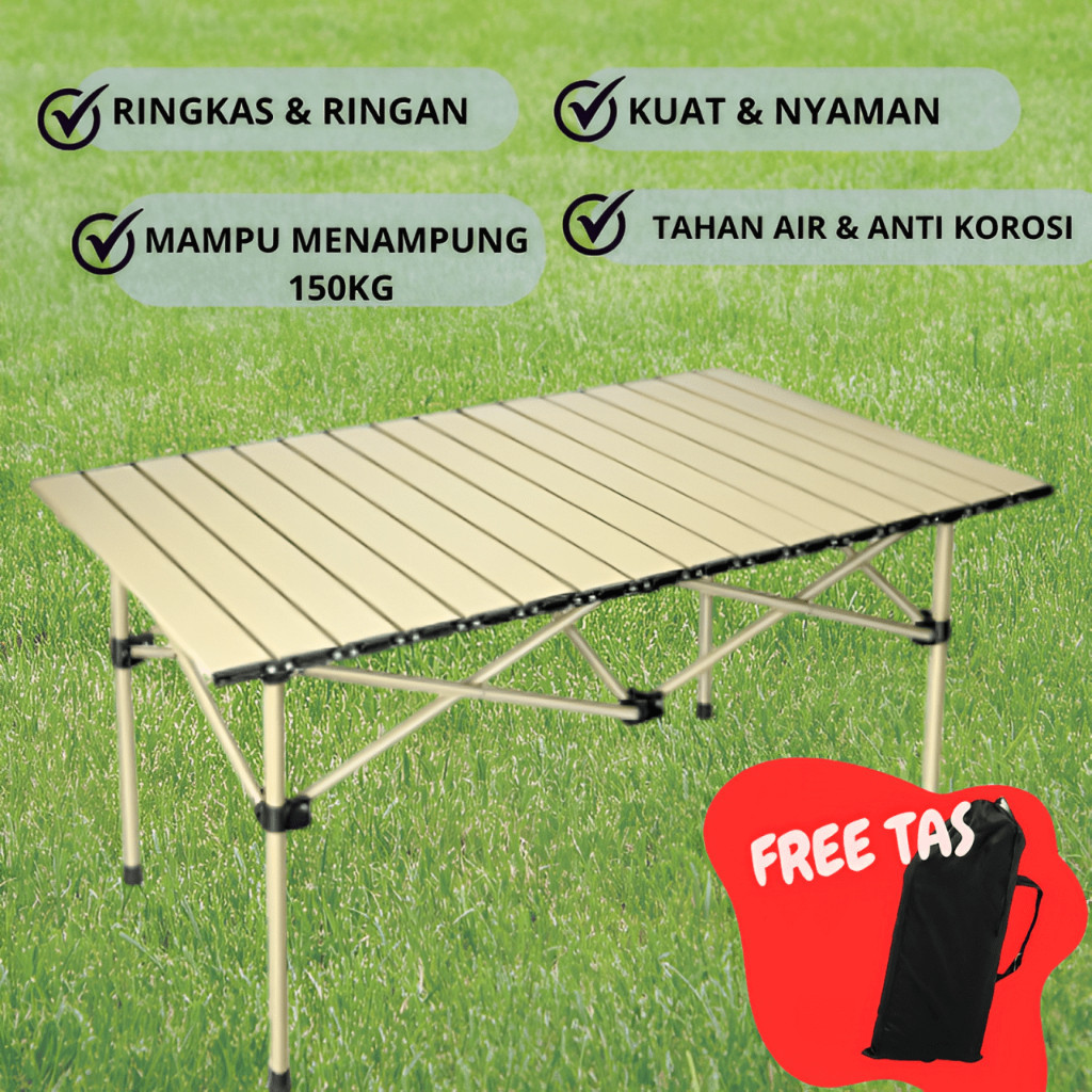 Jual Meja Camping Lipat Outdoor Meja Kemping Kursi Lipat Set Meja Lipat ...