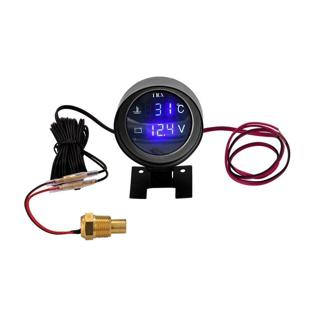 Jual Ready ya,cod 2 In 1 Sensor Suhu Air Digital Led Bentuk Bulat 2 In ...