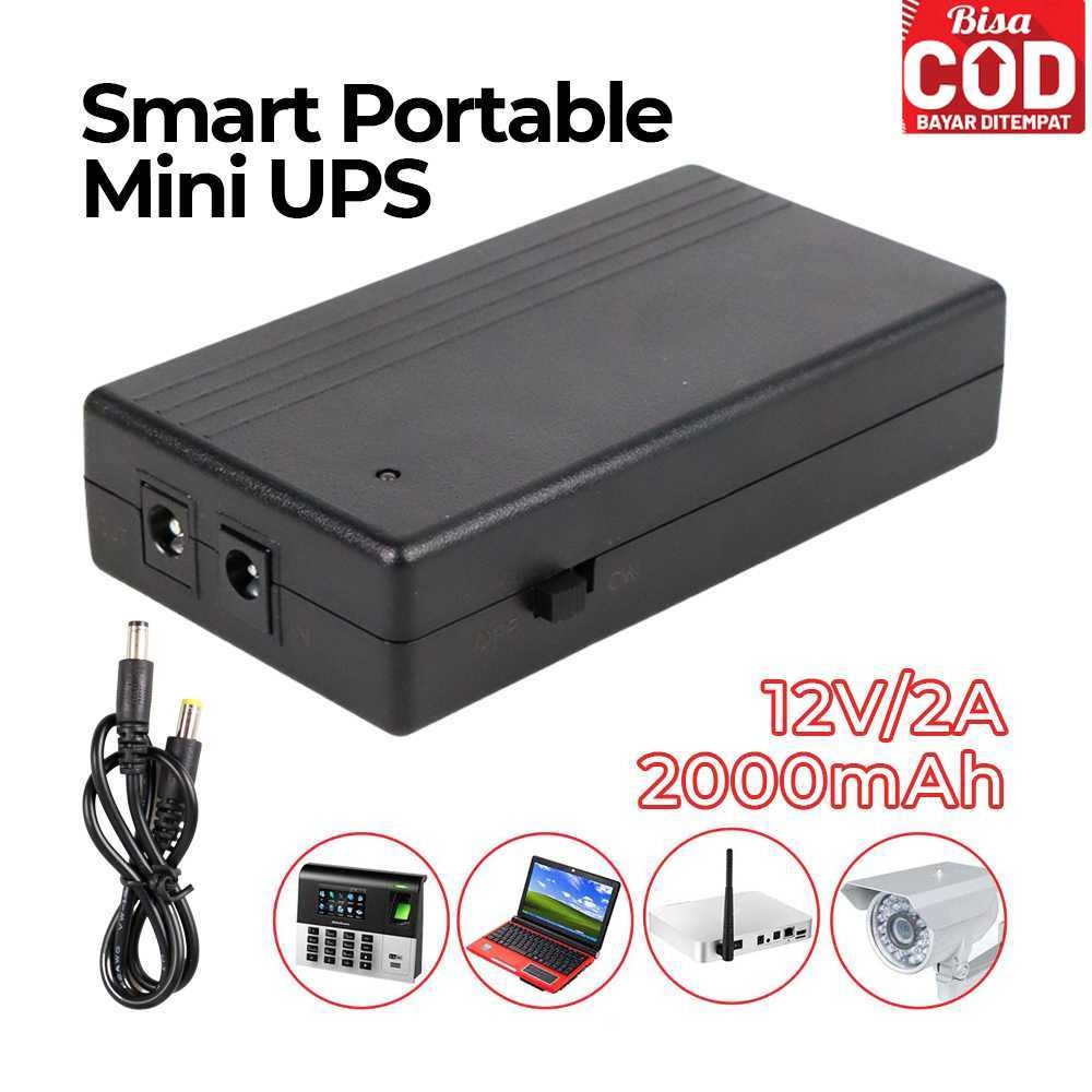 Jual ( Hshop 18 ) WGP Smart Portable Mini UPS 12V/2A 2000mAh - UPS1202A ...