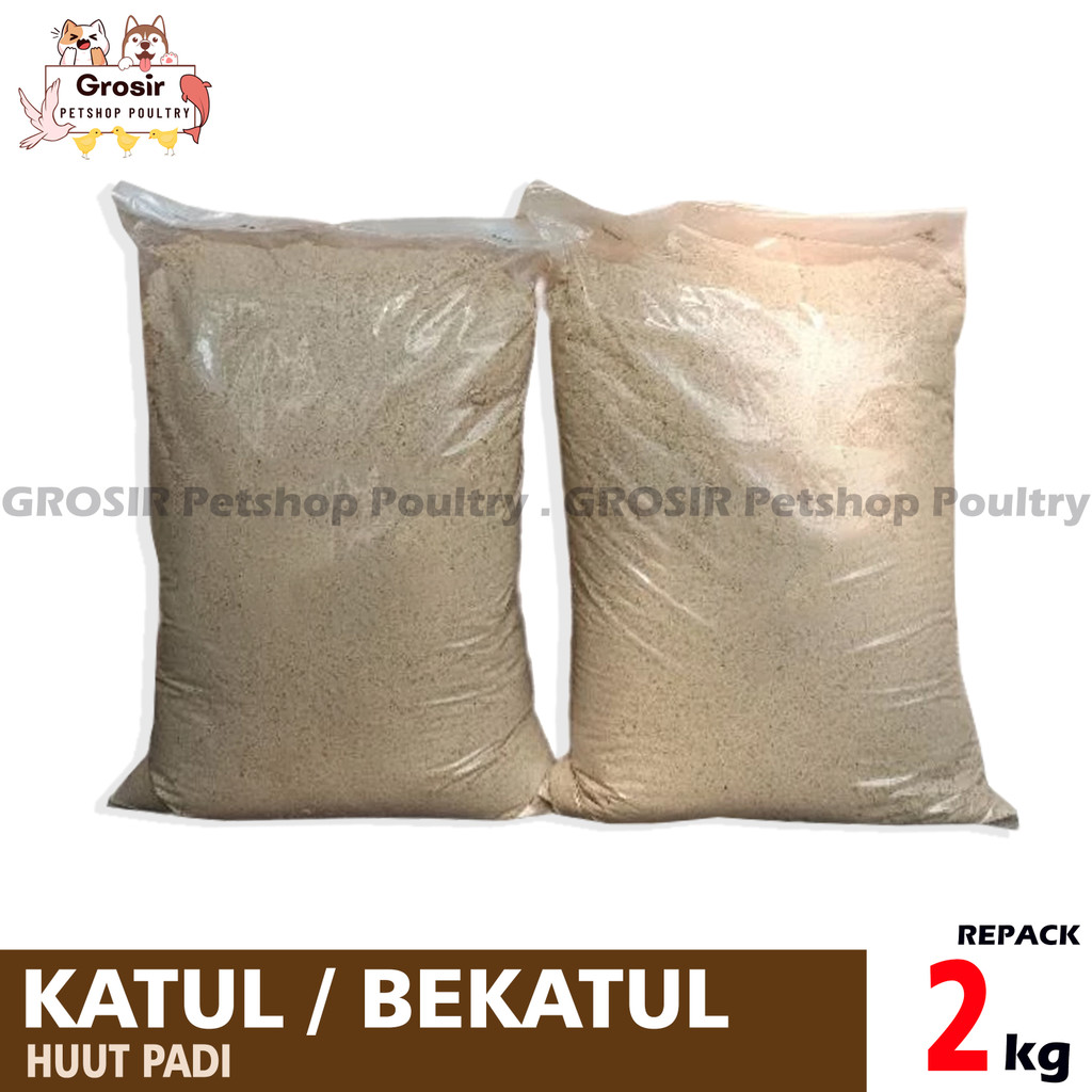 Jual Dedak Katul Bekatul Pakan Ayam Bebek Unggas 2 kg / Huut Padi ...