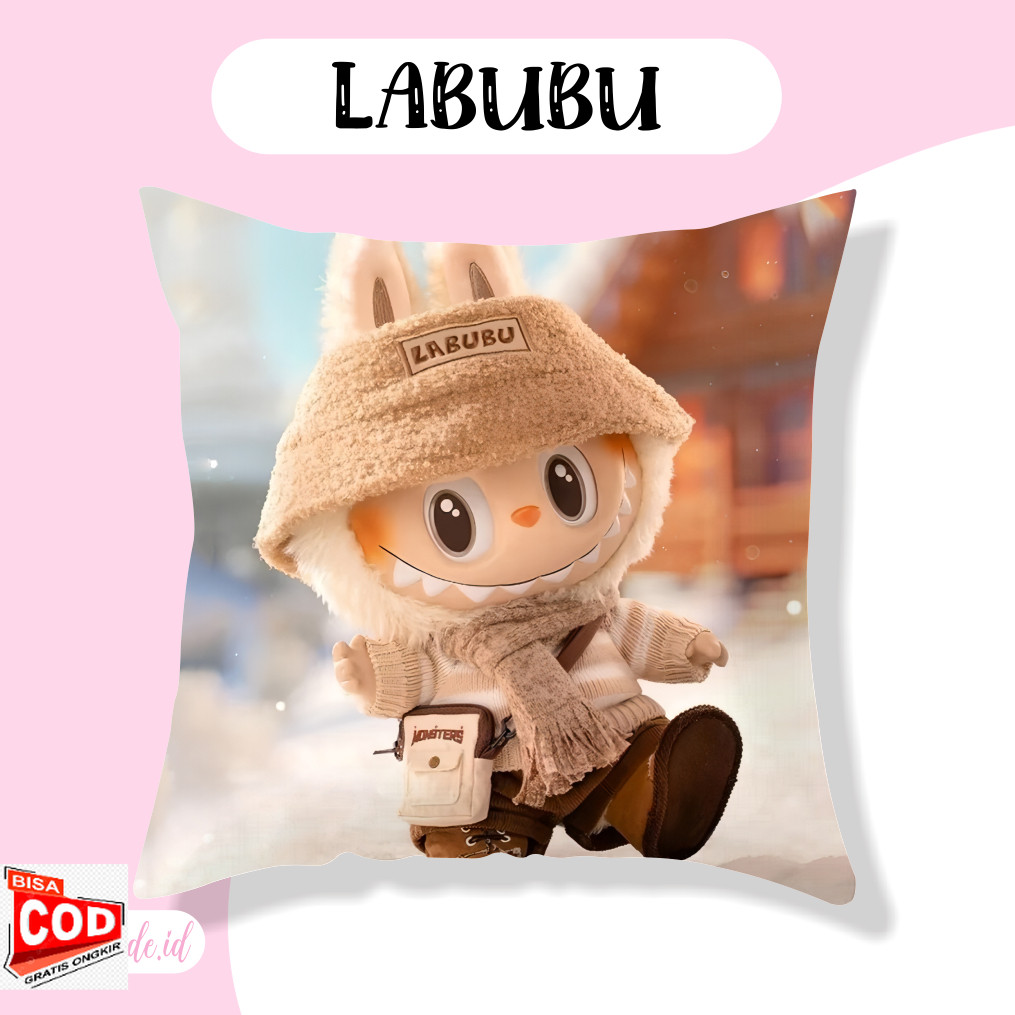 Jual Bantal LABUBU VIRAL 30x30cm - Labubu Lisa Blackpink - Bantal Imut ...