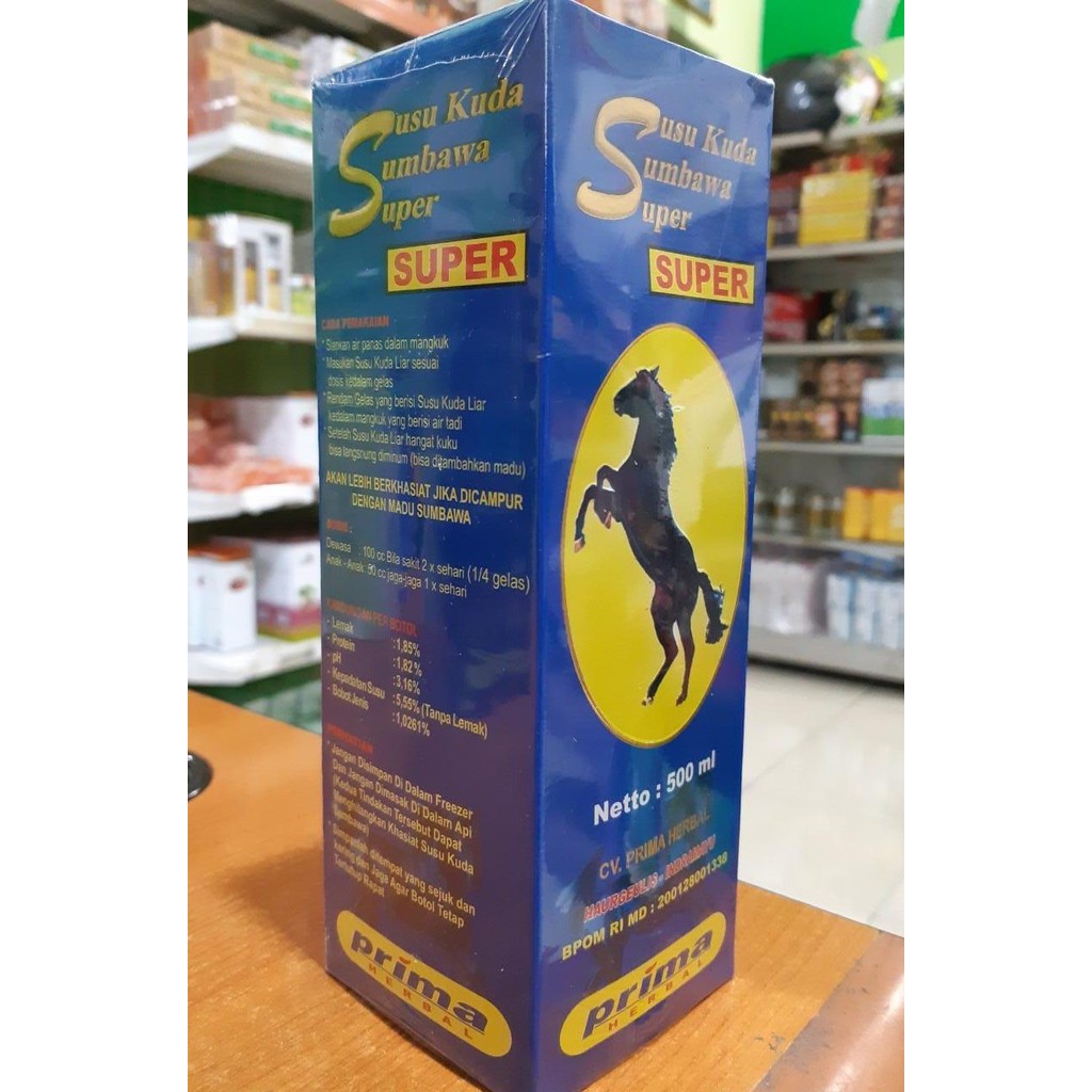 Jual Susu Kuda Liar Sumbawa SUPER 500ml DIJAMIN HALAL | Shopee Indonesia
