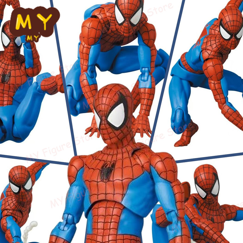 Jual New CT Toys Spiderman Figure Mafex 185 Miles Morales 2099 Classic Costume Spider-Man Action ...