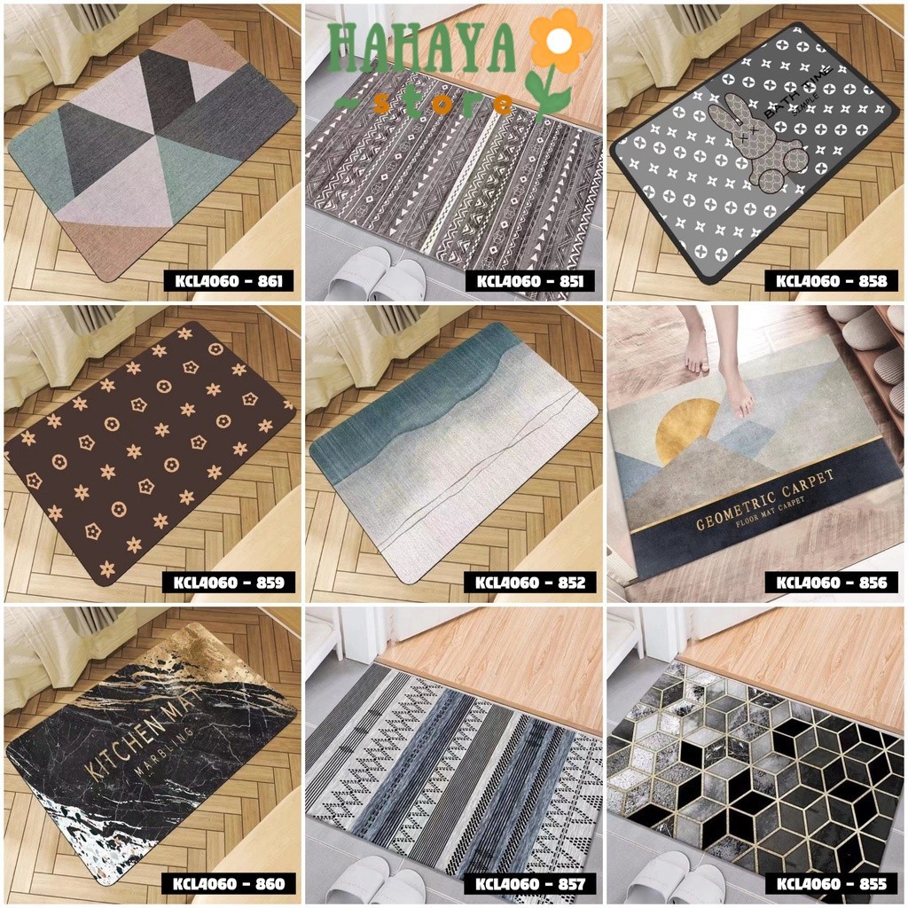 Jual HAHAYA - Keset Kaki Anti Slip 40X60CM Bahan Memory Foam / Keset ...