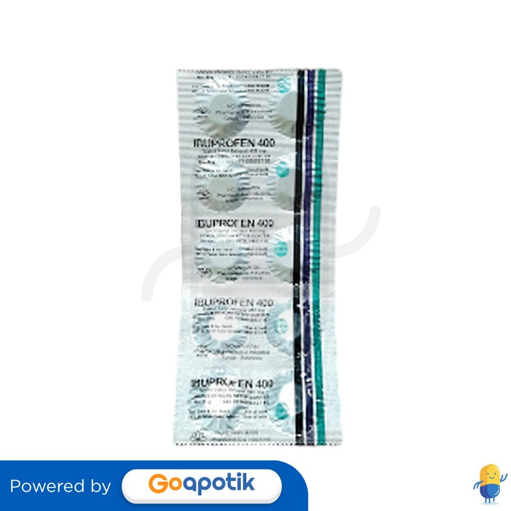 Jual Ibuprofen Novapharin 400 Mg Strip 10 Tablet | Shopee Indonesia