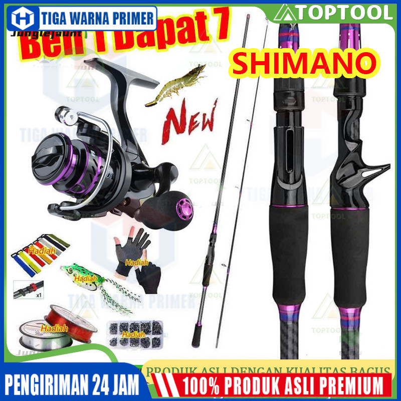 Jual Set Pancing 1.8m/2.1m Joran Pancing 1000-4000 Reel Pancing 150M ...
