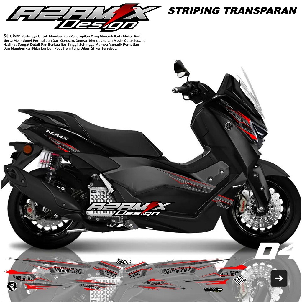 Jual 475 STRIPING TRANSPARAN NMAX TURBO/NEO - STRIPING TRANSPARAN NMAX ...