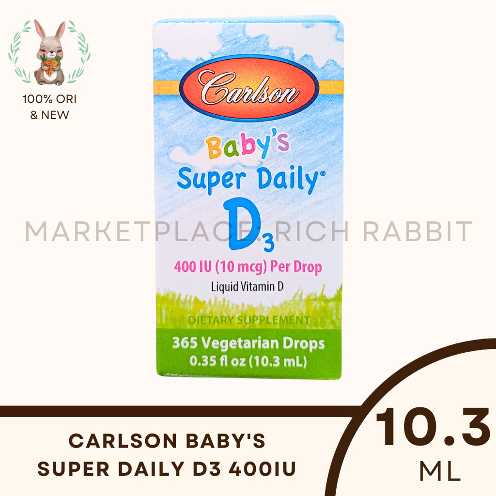 Jual Carlson Baby's Super Daily D3 Drops Cair Imun Booster Tulang Bayi ...